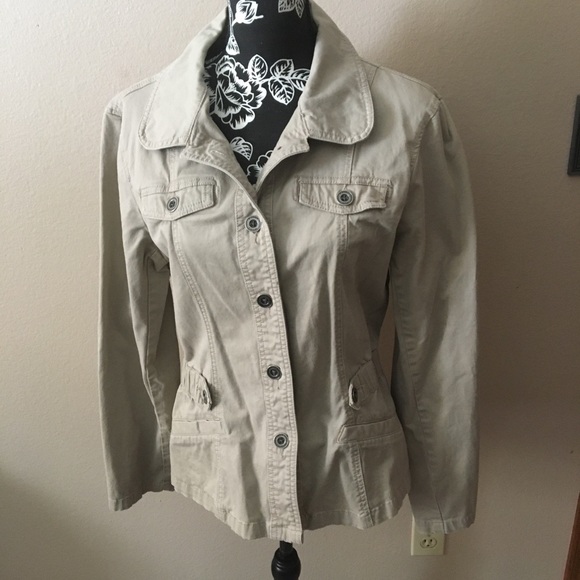 Riders Copper | Jackets & Coats | 22 Riders Copper Lg Khaki Faux Pocket ...
